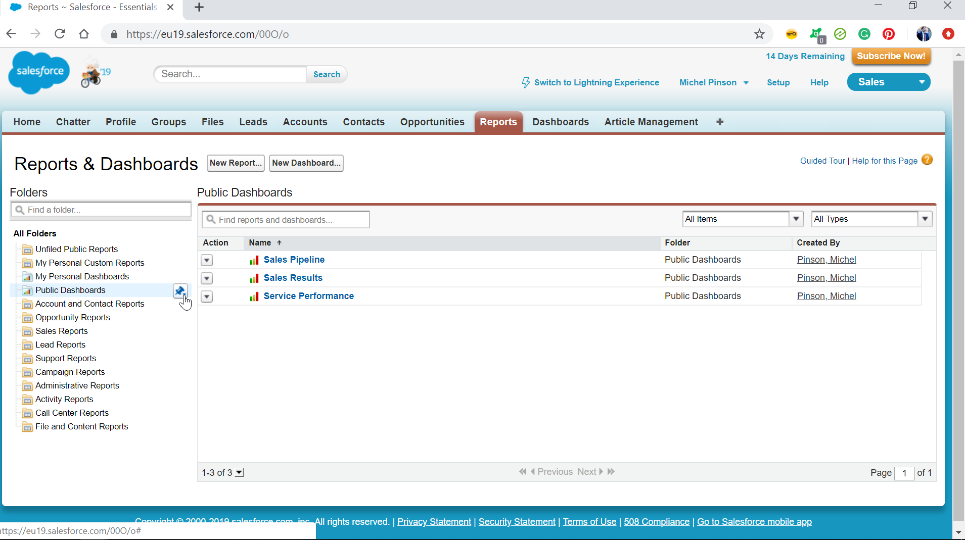 What Are The Different Types Of New CRM Reports In Salesforce?